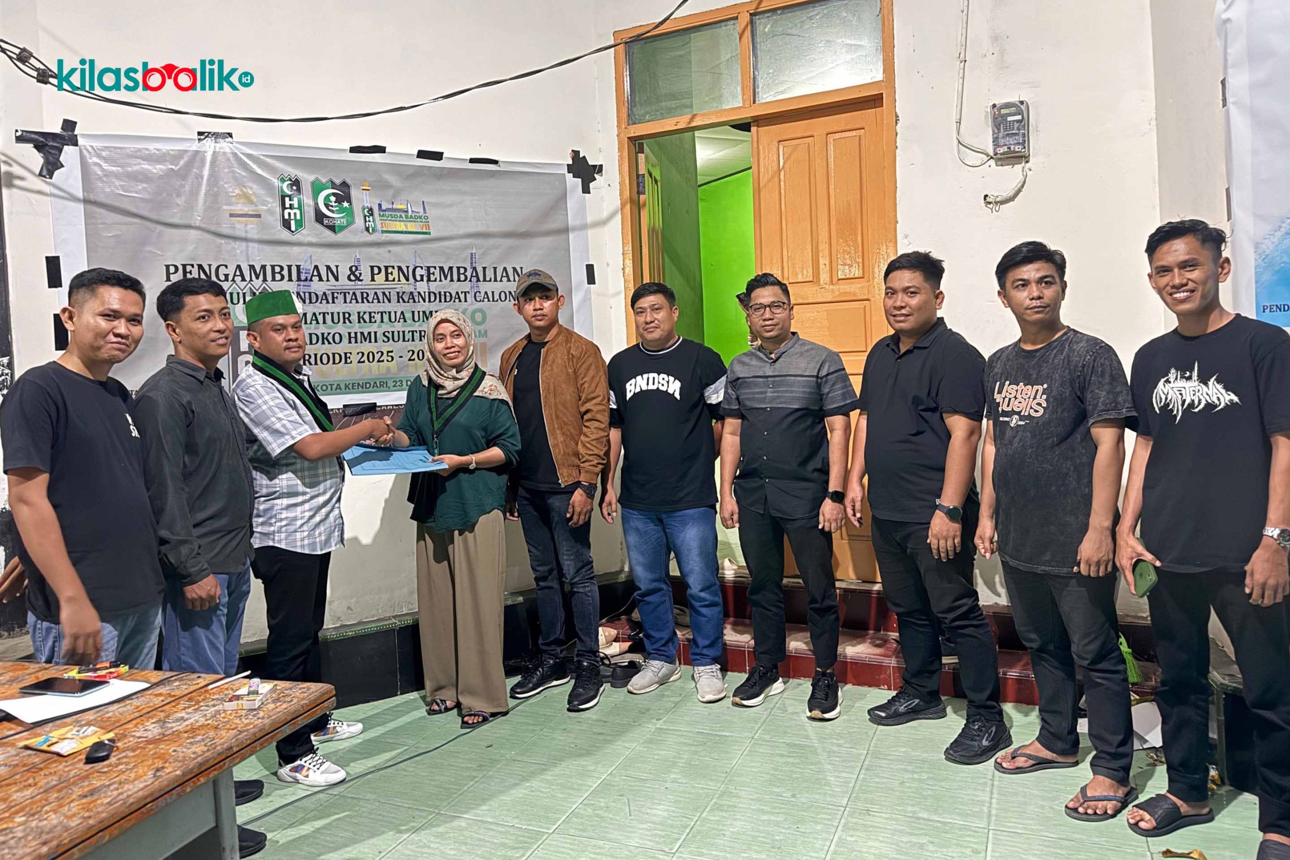 Serius Maju Caketum BADKO HMI Sultra, Muliadi Kembalikan Formulir Pendaftaran - kilasbalik.id